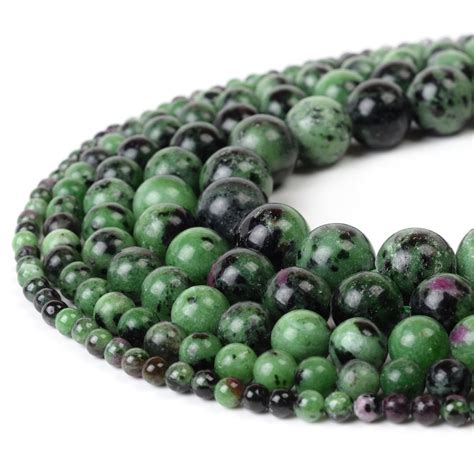 Ruby Zoisite Beads Etsy