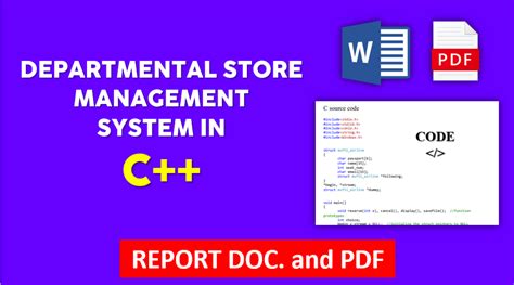 Departmental Store Management System Project In C