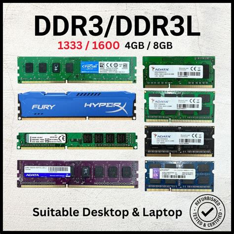 [local stock] mix brand ddr3 used 1333mhz 1600mhz 4gb 8gb desktop