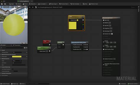How To Rotate A Mesh Using Material Nodes In Unreal Engine 5 Game Dev