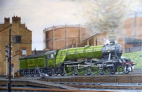 Heading To The Starting Gate By Chris Pulham Railway Art Prints