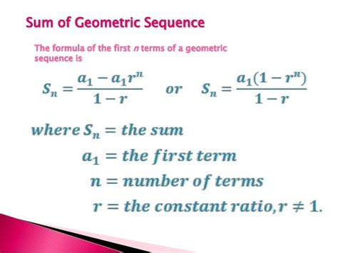 Sum Of Geometric Sequence With Terms