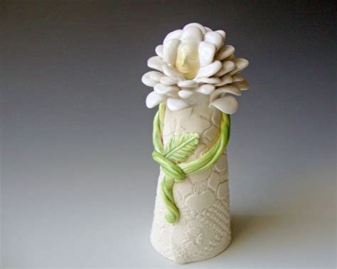 Flower Sprite Flowers Ceramic Art Clay Sculpture
