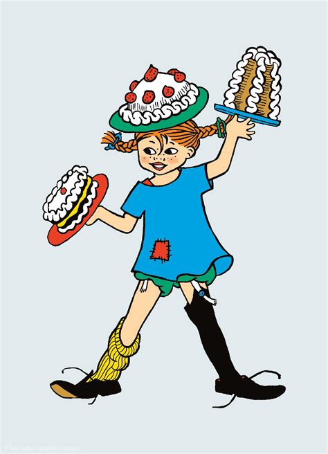 Pippi Langkous Feest Kinderkamer Illustratie Poster Poster Store Nl