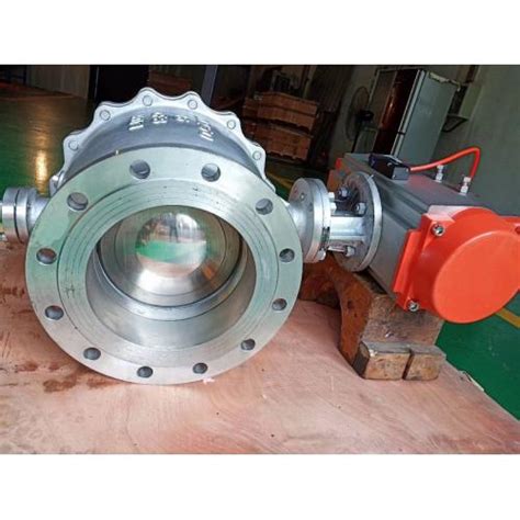 不锈钢气动v型球阀压滤机配套阀门 Vq647y 16p 天津凯吉阀门有限公司 化工设备网