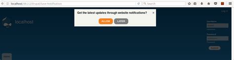 browser push notification