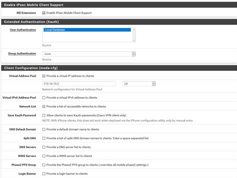 IPSEC IKEv With EAP MSCHAPv Not Working Could Use Some Help Netgate Forum