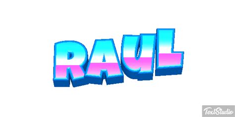 Raúl Nombre Diseños De Logotipos  Animados