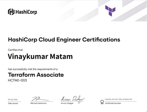 vinay kumar matam on linkedin terraform terraformcertified devops