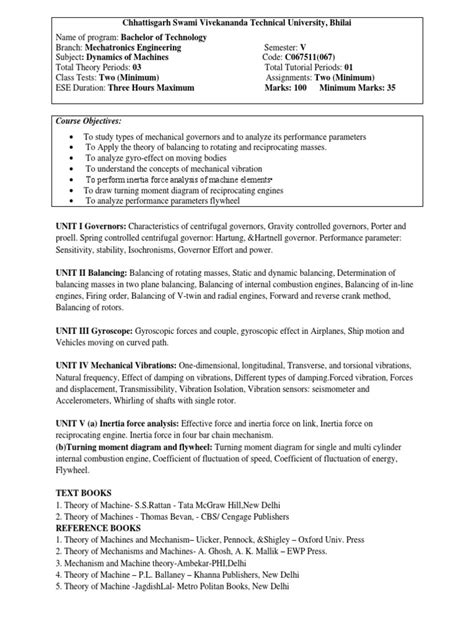 Mechatronics Engineering Pdf