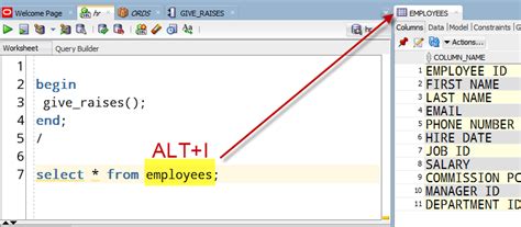 How To Open Your Plsql Objectswith The Keyboard In Sql Developer