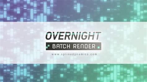 Overnight Batch Render 3ds Max Plugin Version 15 Released Massive Update