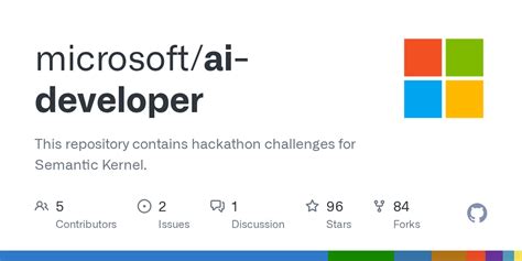 Github Microsoftai Developer This Repository Contains Hackathon Challenges For Semantic Kernel