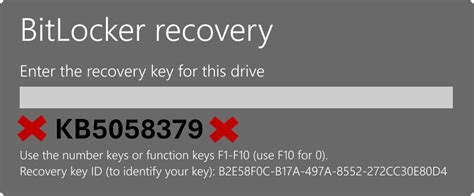 Windows 10 五月安全更新 Kb5058379 会导致设备在重启后进入 Bitlocker 恢复界面 Windiscover