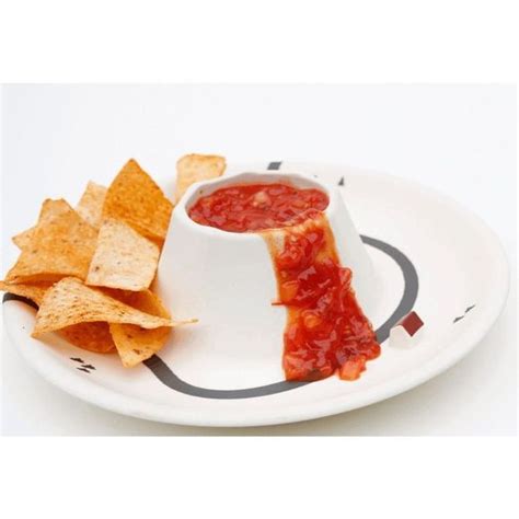 Suck Uk Dining Volcanonovelty Chip And Dip Tray By Suck Ukus Chip