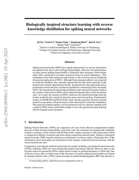 Pdf Biologically Inspired Structure Learning With Reverse Knowledge