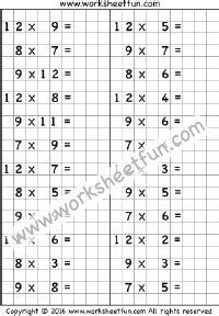 0 1 2 Multiplication Worksheets