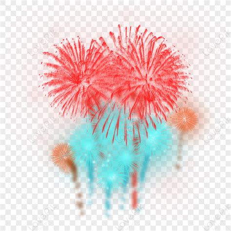 화려한 일러스트 새해 불꽃 놀이폭발빨간스타일