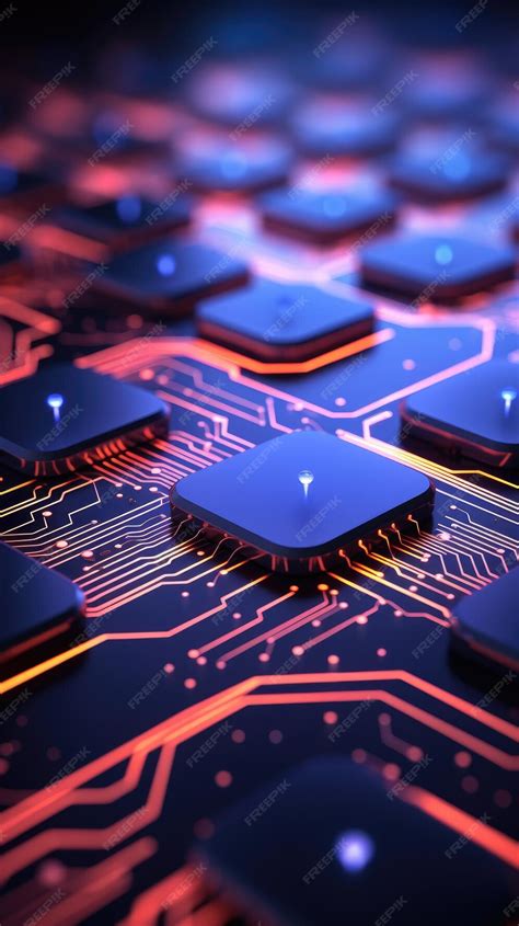 Premium Ai Image A Microchip For A Computer Data Protection Chip