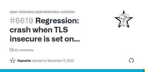 Regression Crash When Tls Insecure Is Set On Authenticators · Issue