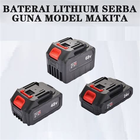 Jual Baterai V V V Litium Li Ion Batteries Aksesori Untuk Lithium Chainsaw Kunci Pas