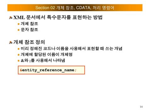 Ppt Xml 문서 구조 개체 참조 Cdata 처리 명령어 네임스페이스 개념과 사용 객체지향과 Xml 설계 Powerpoint Presentation Id6354285