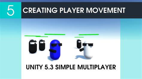 5 Creating Player Movement Unity 53 Simple Multiplayer Game Youtube