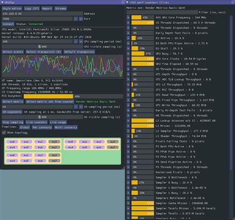 intel gpu transcode performance here is gputop showing gpu performance