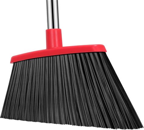 Vikicher Heavy Duty Broom 55 Inch Long Handle Outdoor Large Angle