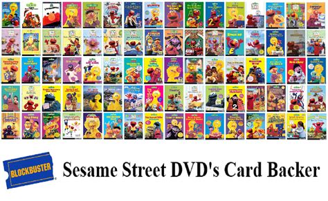 Sesame Street Dvd Vhs