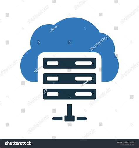 Cloud Computing Database Icon Simple Editable Stock Vector Royalty Free 2032295000 Shutterstock