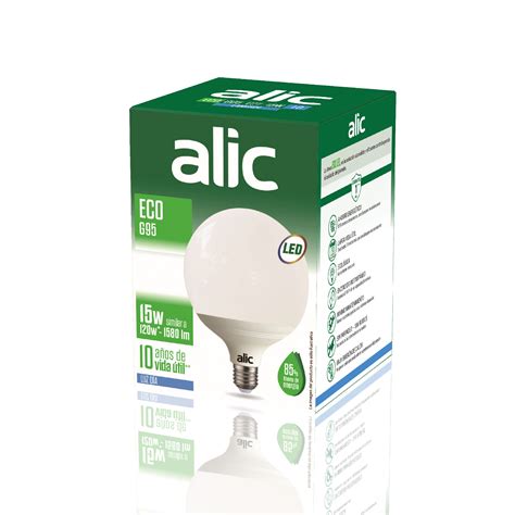 Globo G95 Eco Led 15w Ld E27 Clientes Alic Sa