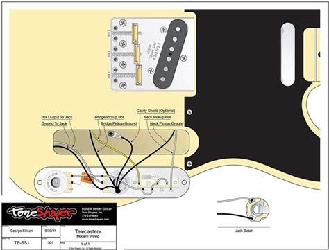 Squier Telecaster Wiring Diagram