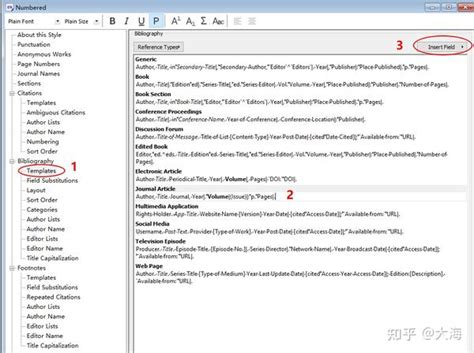 学习工作 Endnote Style制作 知乎