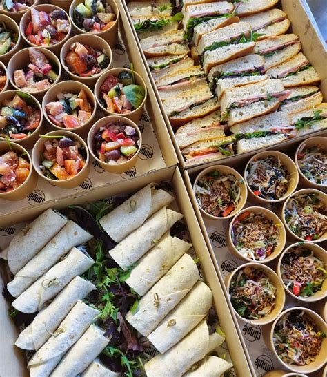 Sandwiches And Salads Platter Simple Catering Kitchen