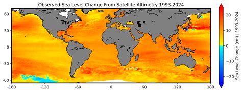 Noaa Global Sea Level Global Sea Level Map Jutoh