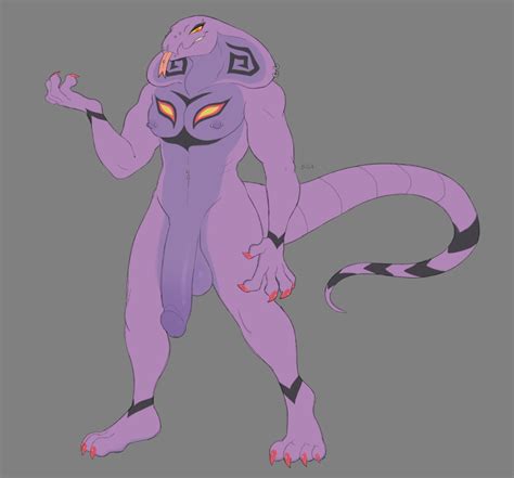 Rule 34 Abs Anthro Anthro Snake Arbok Biped Claws Clothing Digital
