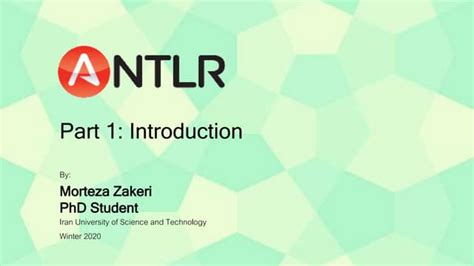 Antlr Part1 Introduction Pptx