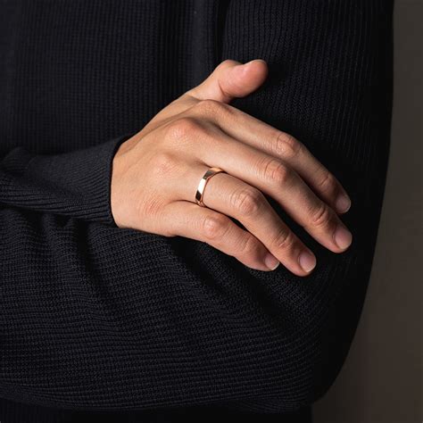 버우 커플링 중 소 14k 레드골드 심플한 커플링 반지 브랜드 메드스튜디오