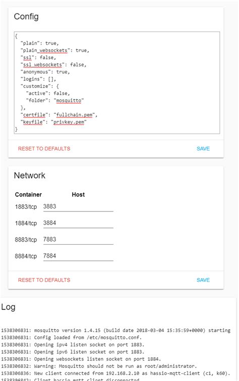 Home Assistant Community Add On Mqtt Server And Web Client Page 4 Home Assistant Os Home