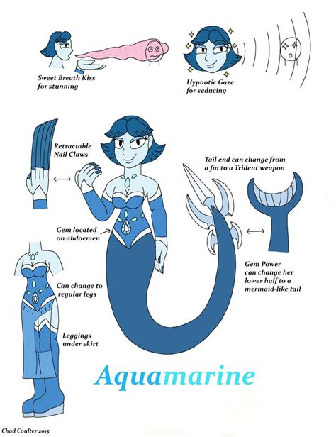 Steven Universe Gem OC Aquamarine By BaroqueWolfe On DeviantArt