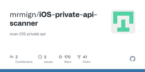 GitHub Mrmign IOS Private Api Scanner Scan IOS Private Api
