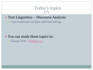 Intro To Linguistics Ppt