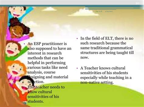 Difference Between ESP And ELT PPT