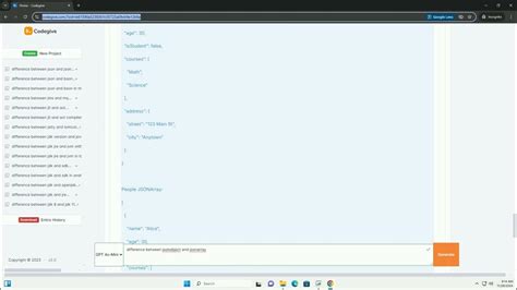 Difference Between Jsonobject And Jsonarray Youtube