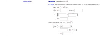 solved example 8 ﻿differentiate y x5x2 solution since both