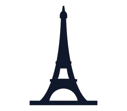 Eiffel Tower Icon Vector Monument Trip Vector Vector Monument Trip PNG And Vector With
