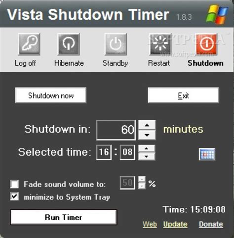 Vista Shutdown Timer Download Softpedia