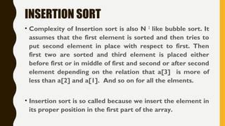 Insertion Sort PPT