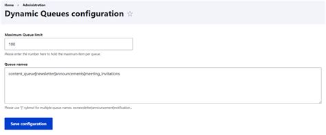 dynamic queues